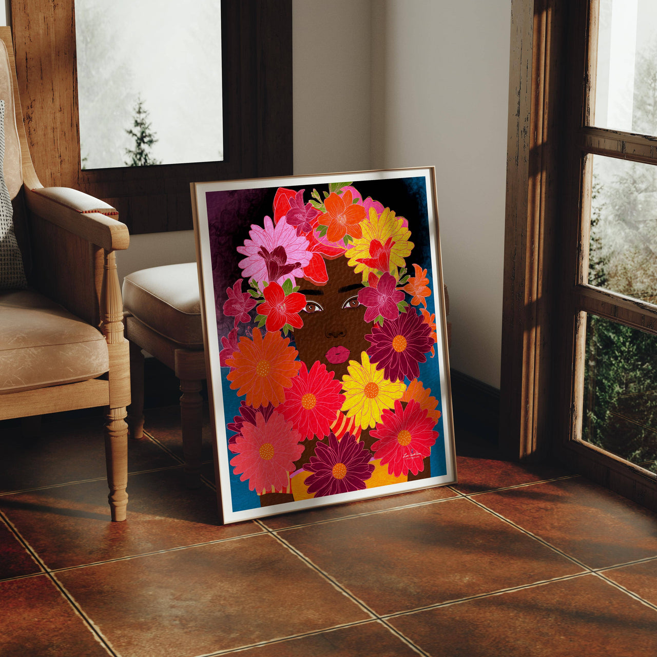 Flower Fairy Giclée Wall Art Print | LORINTHEORY – Lori in Theory